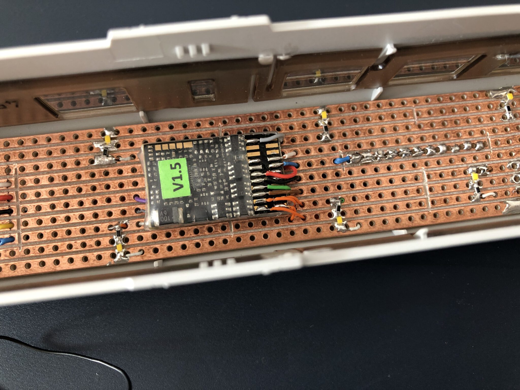 Selbstbau Innenbeleuchtung Roco (74366) IC Steuerwagen Bimdzf ...