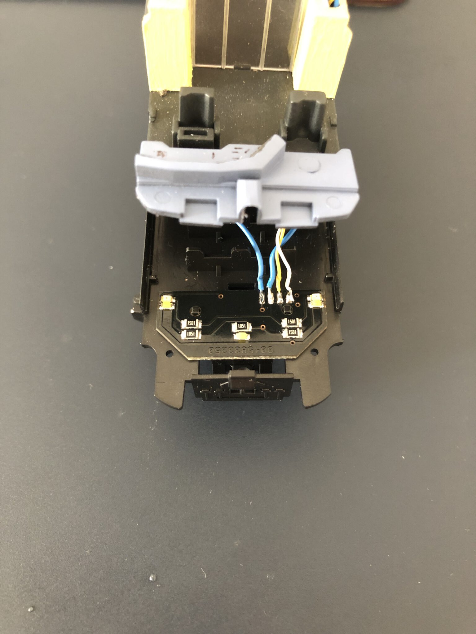 Selbstbau Innenbeleuchtung Roco (74366) IC Steuerwagen Bimdzf ...